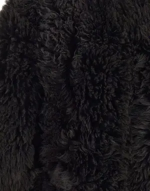 7 For All Mankind Faux Shearling Short Jacket