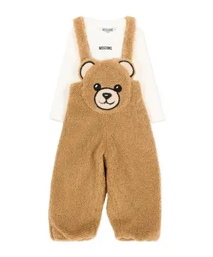 Moschino Teddy Bear Romper And T-shirt Set