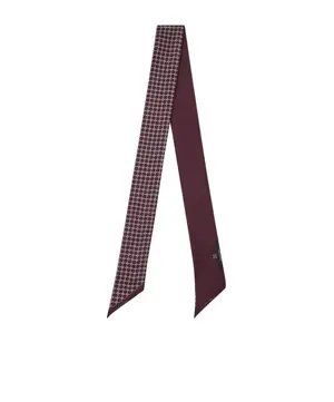Tagliatore Geometric-print Scarf - Wine