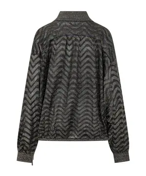 Missoni Seraphim Chevron Tie-neck Cardigan