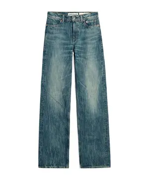 Our Legacy Faded Straight-leg Jeans - Blue