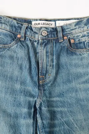 Our Legacy Faded Straight-leg Jeans