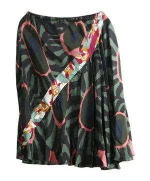 Dries Van Noten Print Fluid Skirt