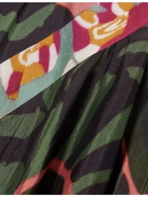 Dries Van Noten Print Fluid Skirt