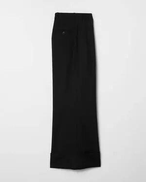 Celine Mercer Wool Cuffed Trousers