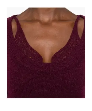 Ermanno Scervino Cut-out V-neck Sweater