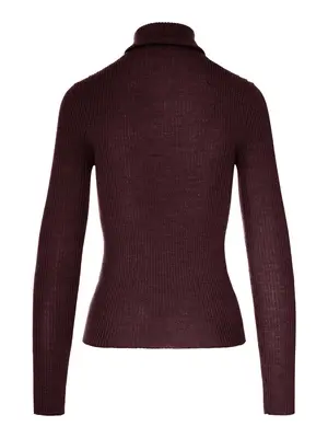 ROBERTO COLLINA Ribbed-knit Turtleneck Sweater - No