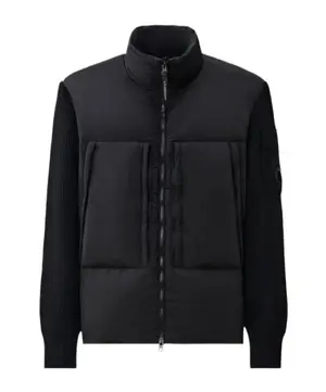 C.P. COMPANY Quilted Jacket With Lens Detail