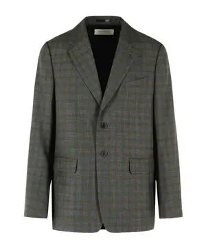 Dries Van Noten Checked Oversized Blazer