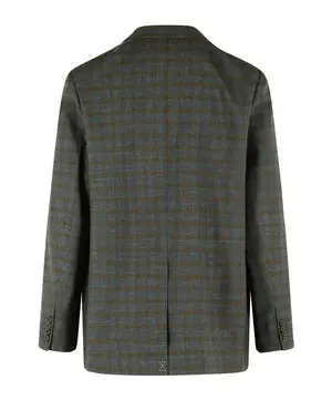 Dries Van Noten Checked Oversized Blazer