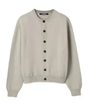 Jacquemus Le Cardigan Moulin Logo Cardigan
