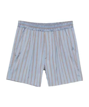 TOM FORD Striped Bermuda Shorts - Blue