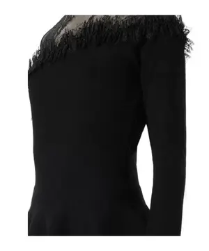 Blumarine Long-sleeved Crew-neck Shirt