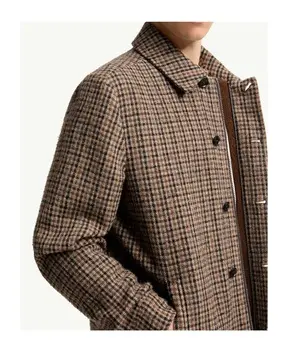 Moncler Norfol Wool Blend Down Shirt Jacket