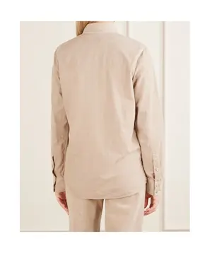 NILI LOTAN Corduroy Long-sleeve Shirt - Off White