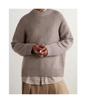 LISA YANG Ribbed Crew Neck Sweater