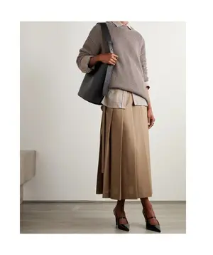 LISA YANG Ribbed Crew Neck Sweater