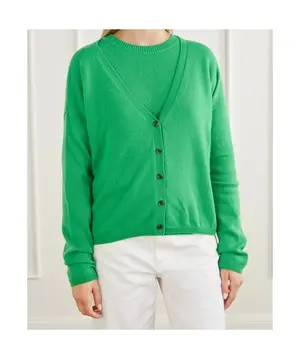 LISA YANG V-neck Knit Cardigan