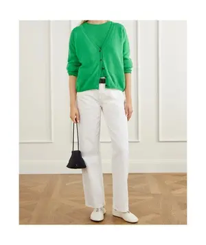 LISA YANG V-neck Knit Cardigan