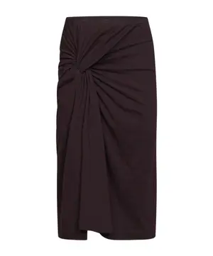 Dries Van Noten Knot-detail Skirt - Black