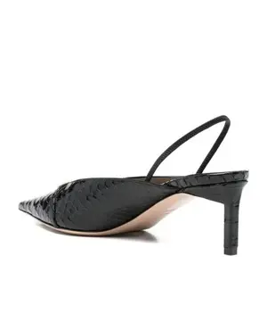 TOM FORD Sling-back Leather Pumps - Black