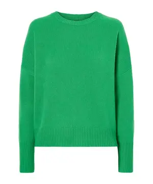 LISA YANG Ribbed Crew Neck Sweater - Green