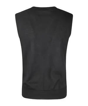 LISA YANG V-neck Knitted Vest