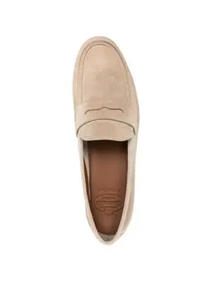 Church's Suede Panelled Loafers - Camel