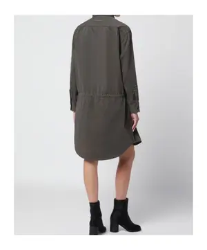 MAISON MARGIELA Drawstring-waist Shirt Mini Dress