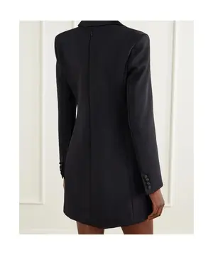 Simkhai Marina Satin-lapel Blazer Mini Dress