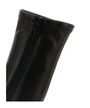 Khaite Valerie Pointed Toe Boots - Black