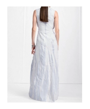 MAISON MARGIELA Cowl-neck Crinkled Maxi Dress