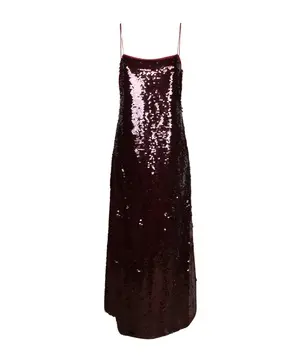 Alberta Ferretti Sequin Maxi Dress