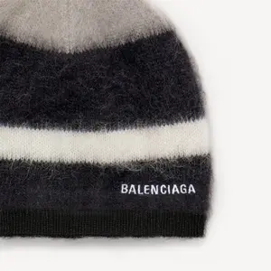 Balenciaga Striped Beanie