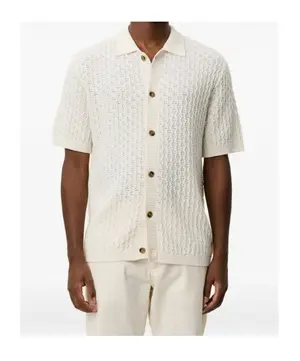 LES DEUX Gespertus Short Sleeves Knitted Shirt