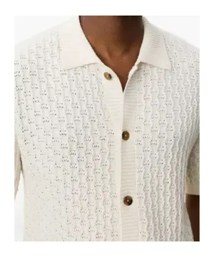 LES DEUX Gespertus Short Sleeves Knitted Shirt