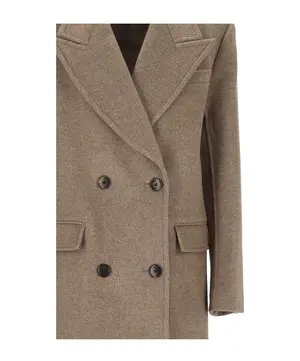 Tory Burch Double Breasted Wool Coat