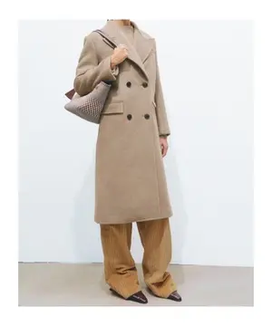 Tory Burch Double Breasted Wool Coat