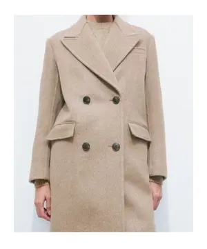 Tory Burch Double Breasted Wool Coat