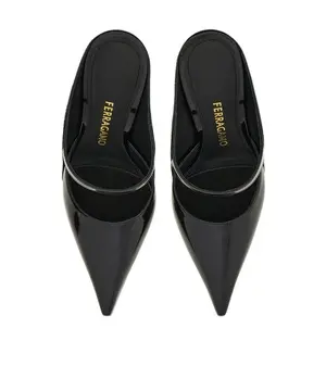 FERRAGAMO Graphic Wedge Mule