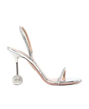 AQUAZZURA Logo High Heels Sandals