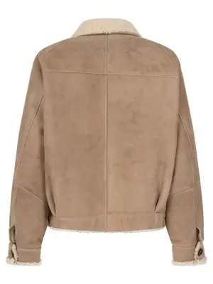 Brunello Cucinelli Shearling-collar Jacket