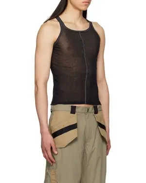 DION LEE Round-neck Sleeveless Tank Top