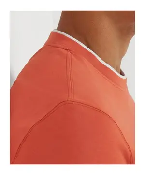 Brunello Cucinelli Double Layer Crewneck T-shirt