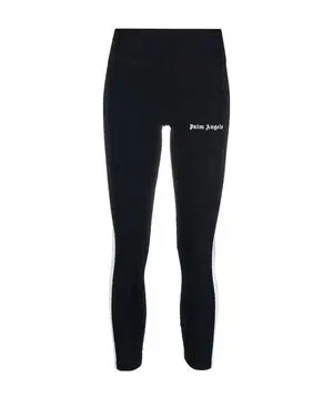 Palm Angels Logo-printed Mid-rise Track Leggings