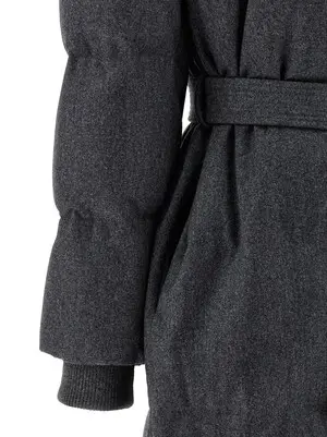 Brunello Cucinelli Flannel Down Coat