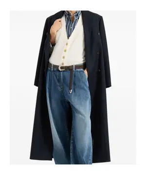 Brunello Cucinelli V-neck Long Sleeved Cardigan