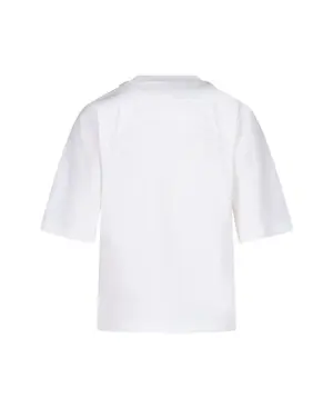 Off-White Logo Embroidered Crewneck T-shirt
