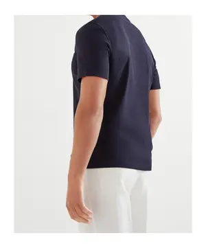 Brunello Cucinelli Logo Printed Crewneck T-shirt