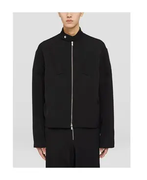 JIL SANDER Zip-up Biker Jacket